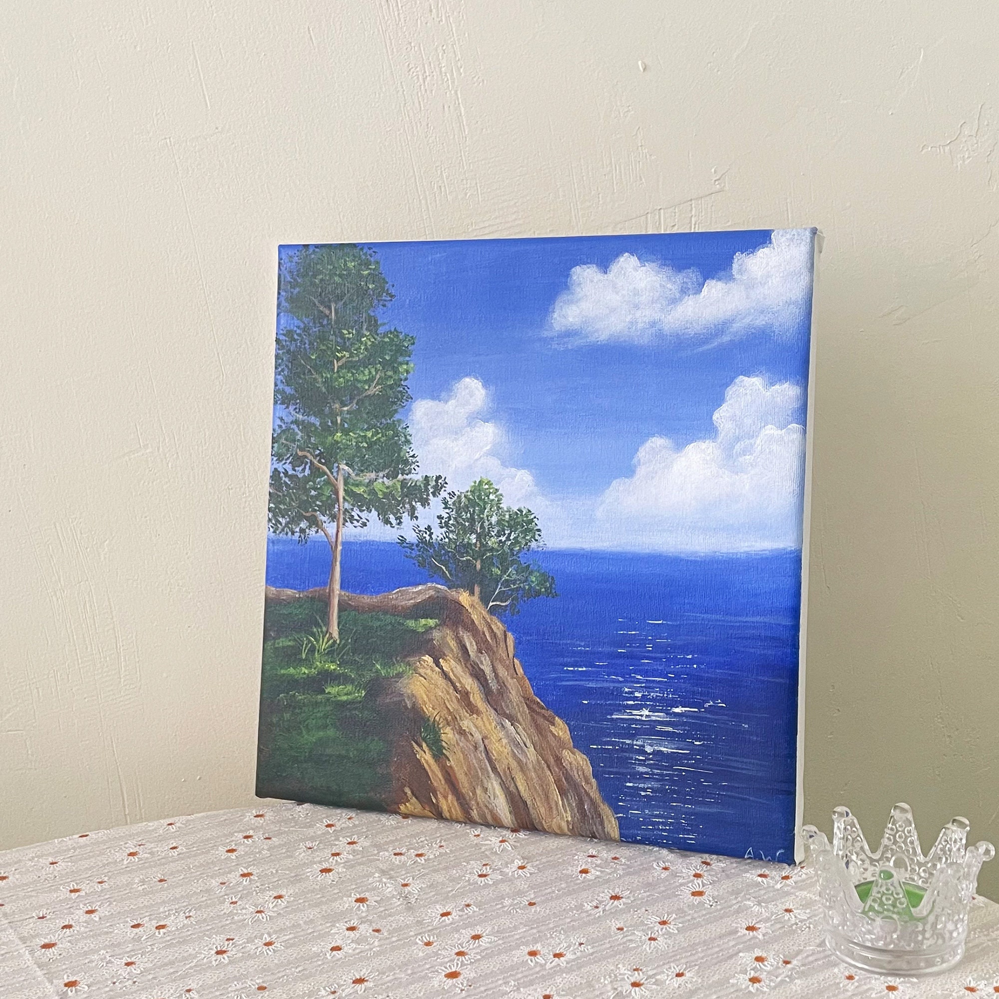 Summer Serenity, Realistic Landscape Oil Painting on Canvas , Original ...