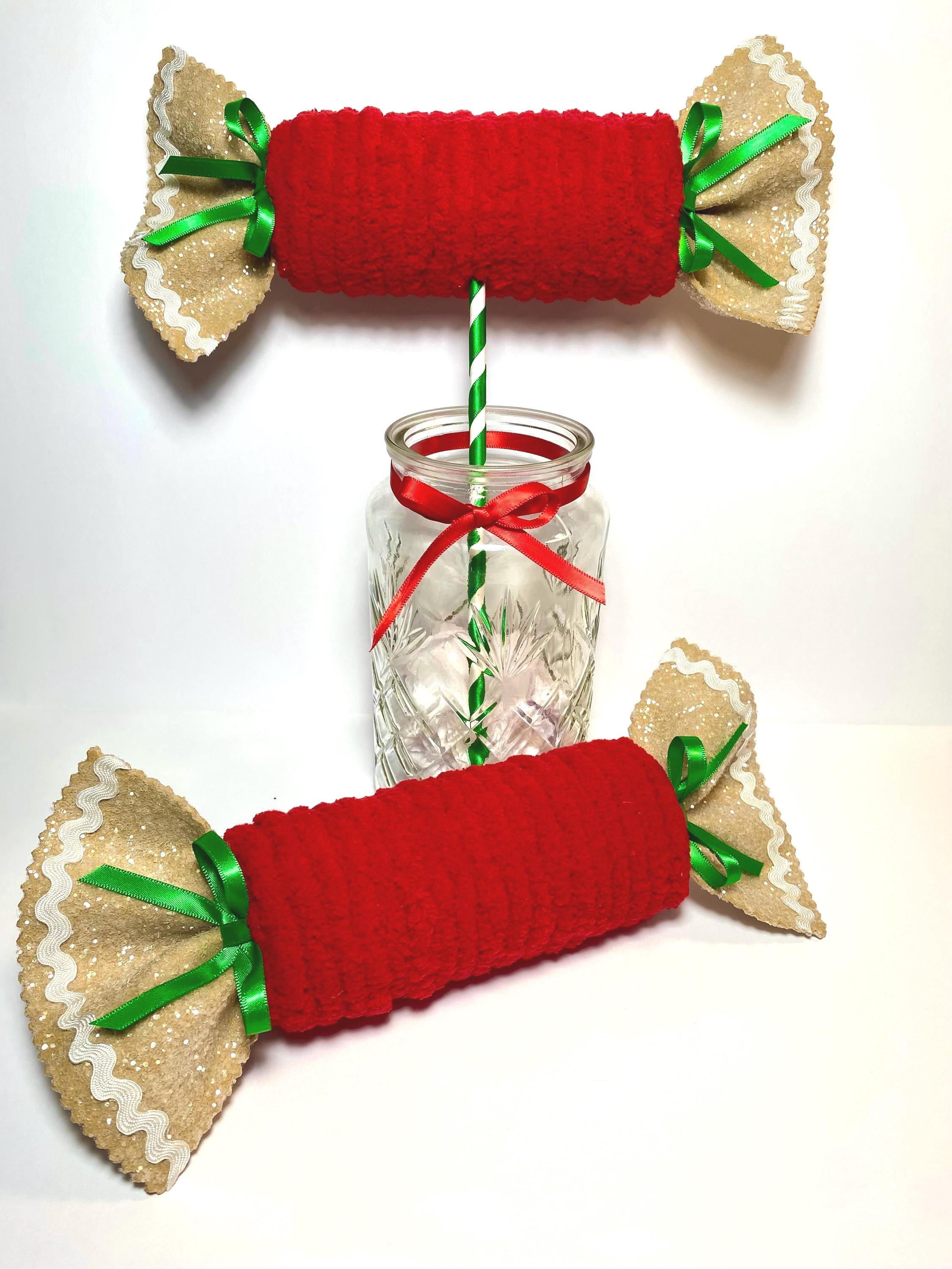 Gingerbread Christmas Candy Decoration: Wreath & Tree Accent (12" X 5 ...