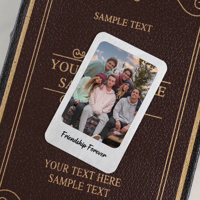 Portrait Landscape Photo Wallet Card, Metal Keepsake Gift, Present for ...