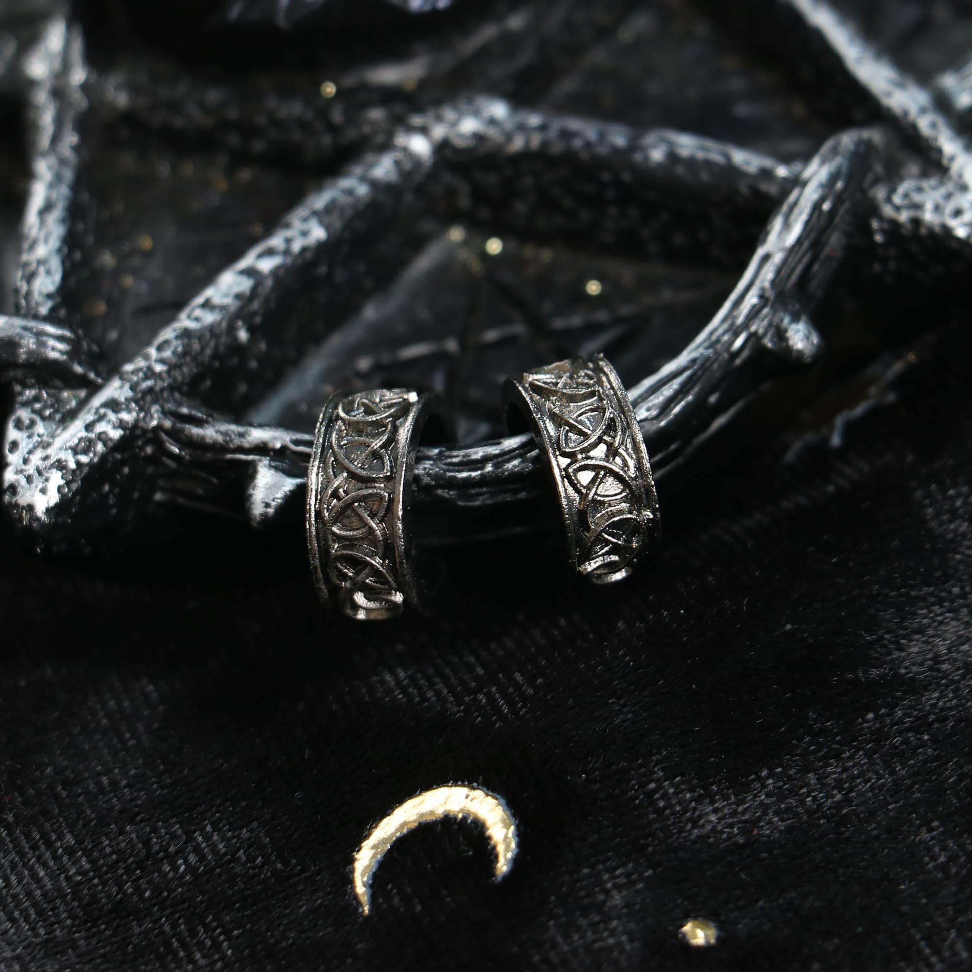 Celtic Knot Ear Cuff, Gothic Ear Cuff, Stainless Steel Earrings, Gothic ...