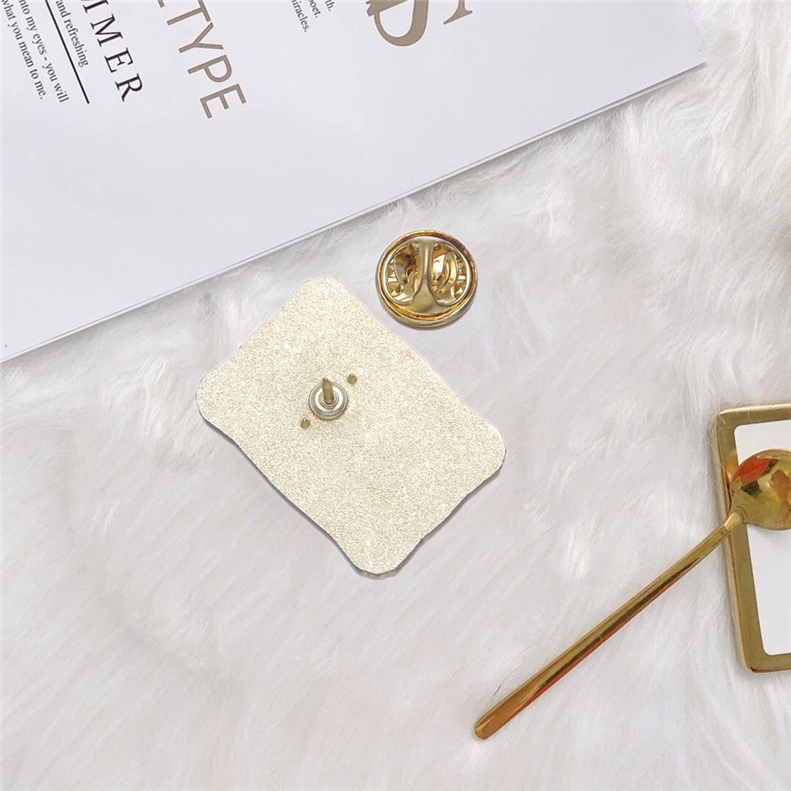 Retro Tarot Card Brooch,metal Brooch,metal,enamel Pin,brooch,badge ...