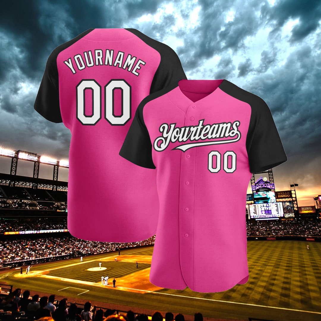 Custom Pink Baseball Team, Personalized Baseball Jersey, Baseball ...