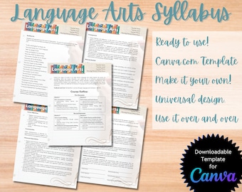 Syllabus Template - Etsy