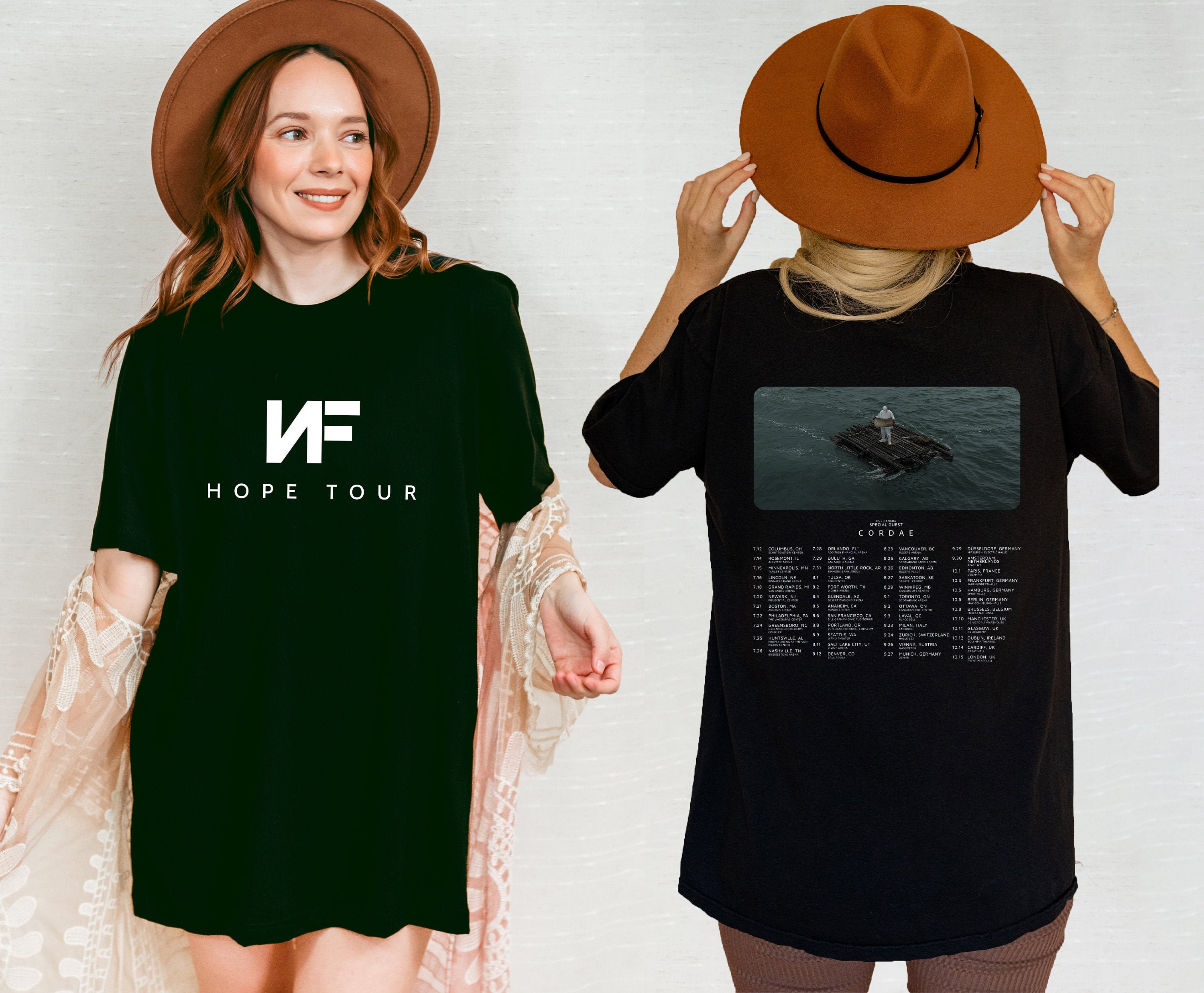 Nf Hope Shirt, Hope Album Tour Merch Tshirt, Nf Hope Tour 2023 Shirt ...