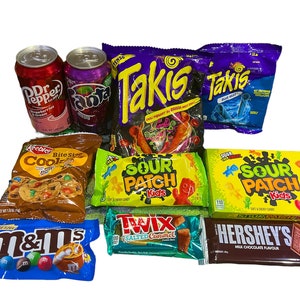 Takis, Chocolate, Sweets Gift Bundle - Etsy UK