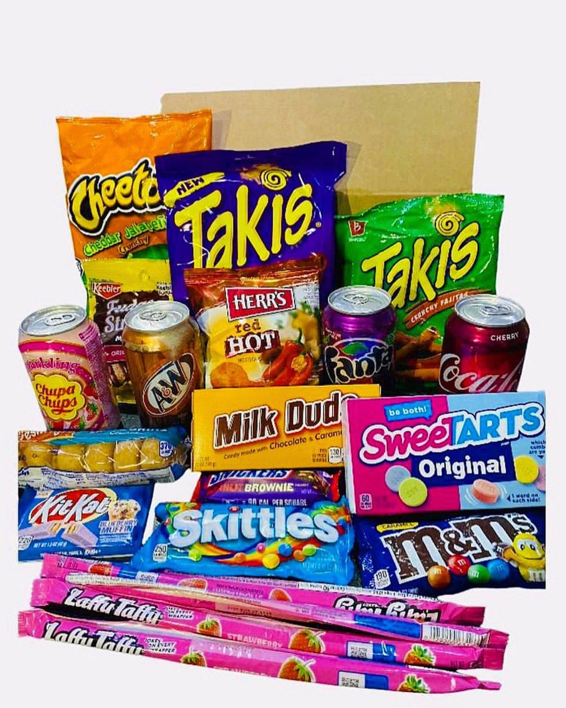 Amercian Sweets Gift Box Imported Candy Chocolate Crisps Cake Cookies ...