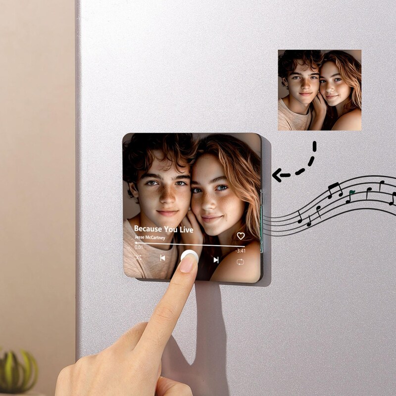 Personalised Music Fridge Magnet - Etsy