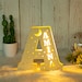 Personalized Wooden Letter Light, Custom Name Night Light, Alphabet ...