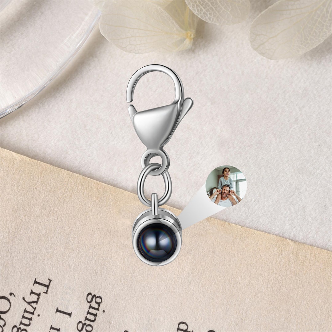 Custom Photo Projection Keychain,minimalist Keyring,personalized ...