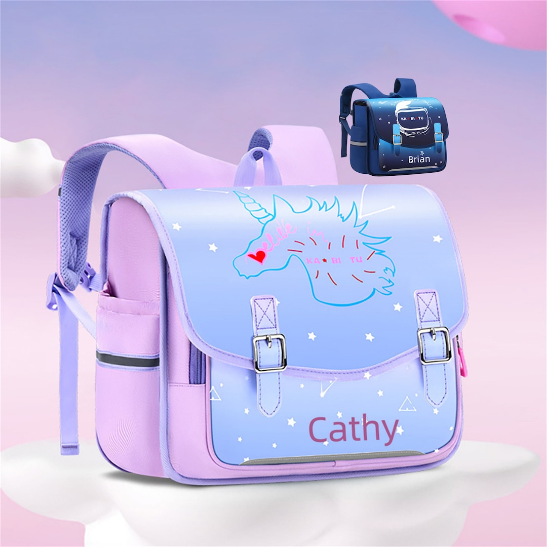 Personalize Children's Backpack,custom Name Backpack,a Back-to-school ...