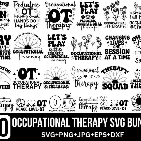 Occupational Therapy Svg - Etsy