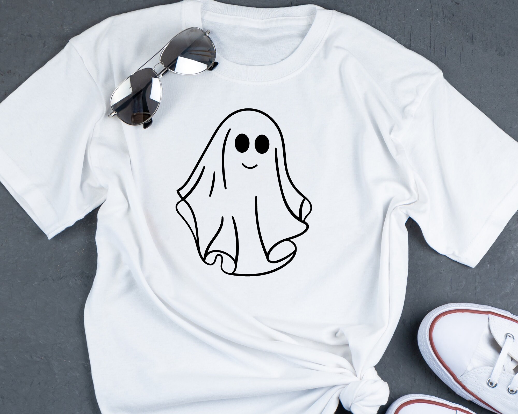 Cute Ghosts SVG Bundle, Ghost SVG, Spooky Svg, Halloween Svg, Cute ...