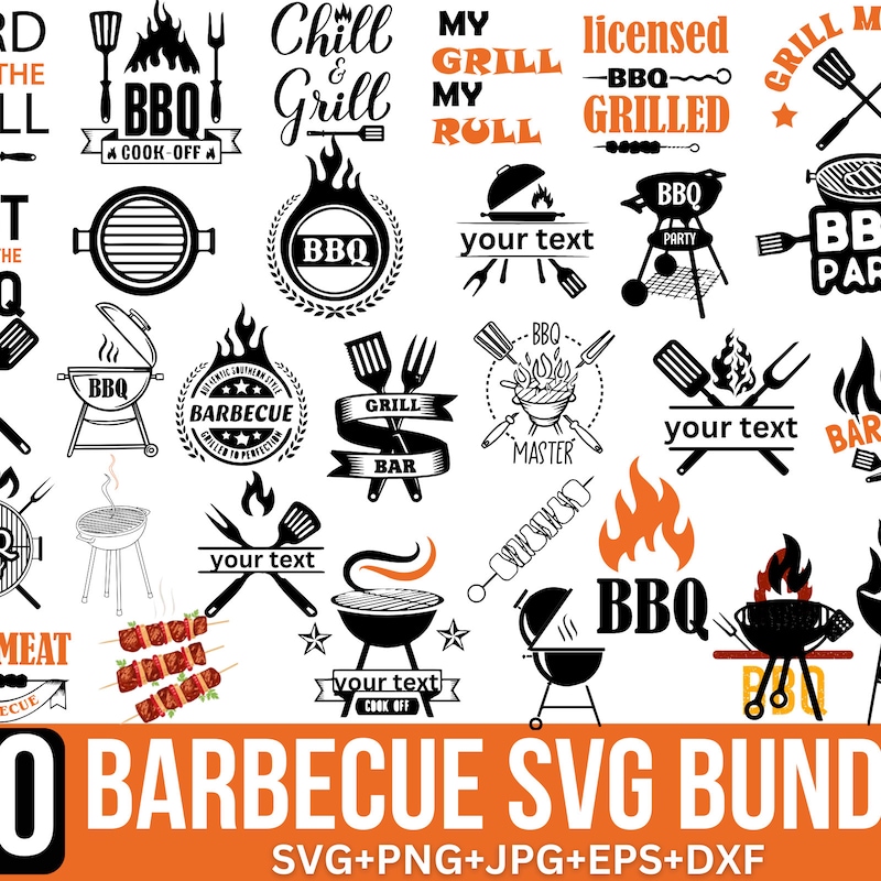 Bbq Svg - Etsy