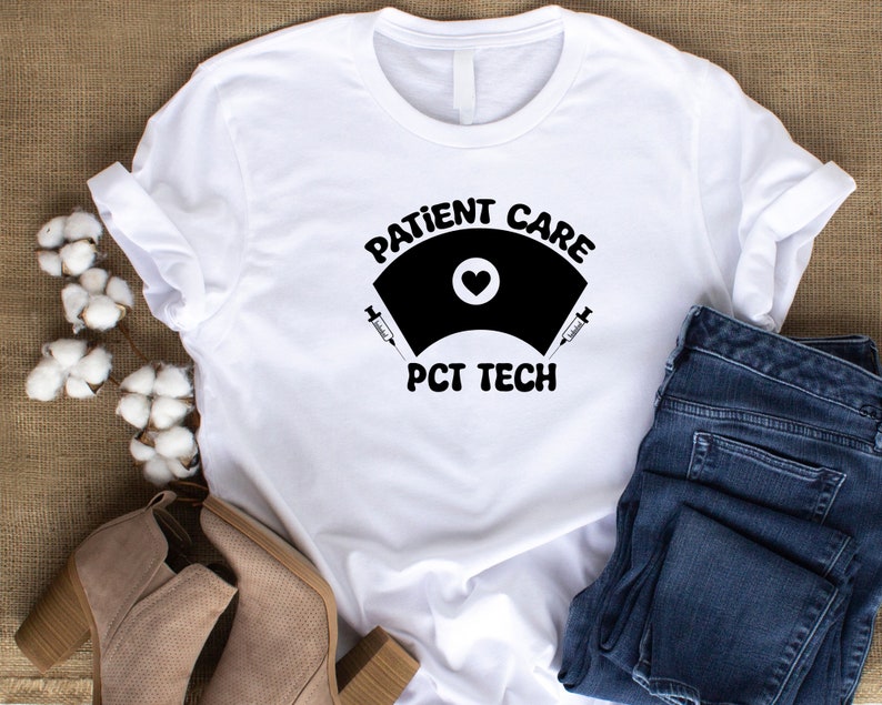 Patient Care Tech SVG Bundle: Healthcare Designs, Pct Svg, Technician ...