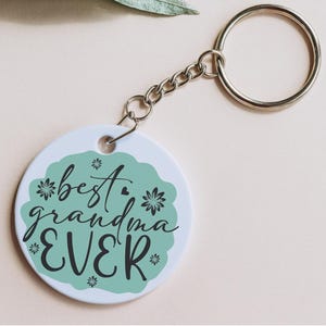 Round Keychain SVG Bundle: Teacher, Mom, Dad Design, Key Ring Svg ...