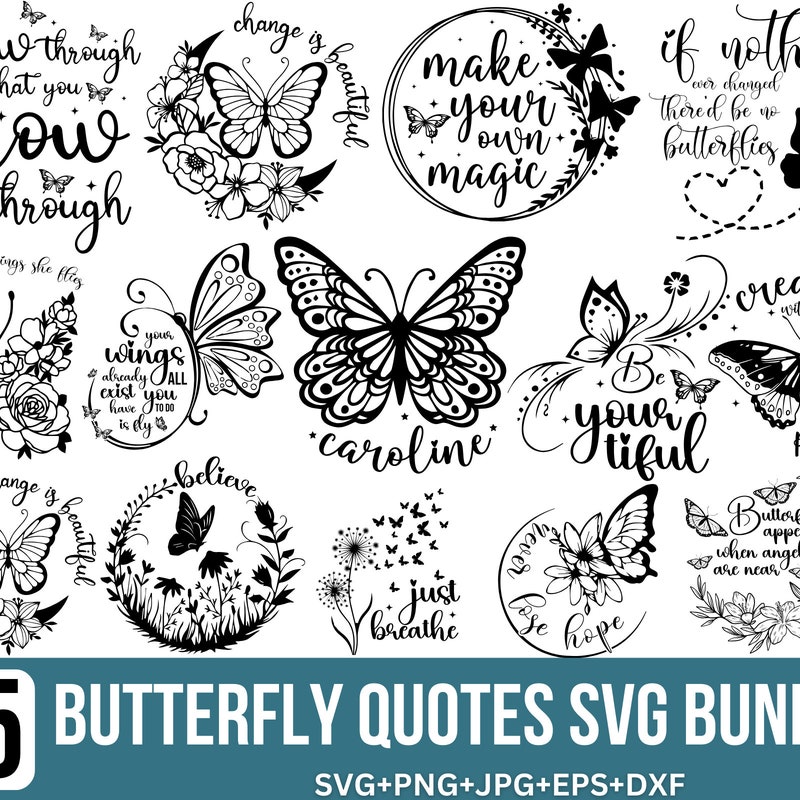 Butterfly Svg - Etsy