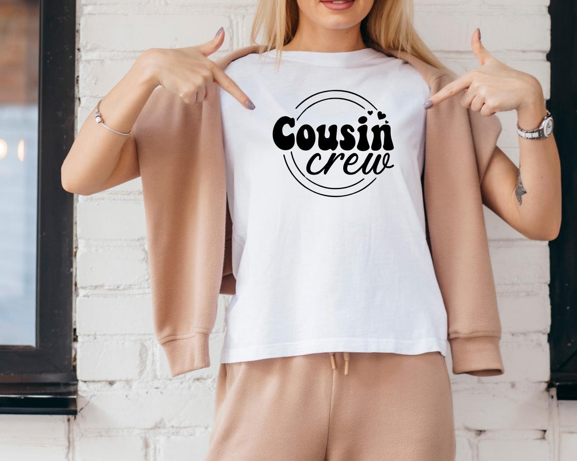 Cousin Crew SVG Bundle: Retro Designs for Cricut, Silhouette (digital ...