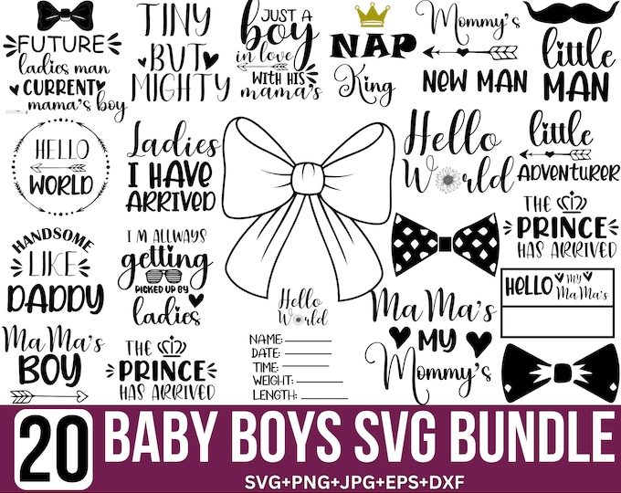 Boy Svg, Svg Boy, Baby Boy, Ladies Man, New Baby Boy, Baby Shower ...