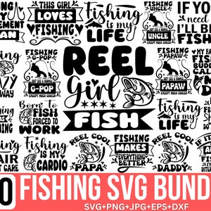 Fishing Svg Bundle, Fishing Quotes Svg, Fishing Lure Svg, Tropical Fish ...