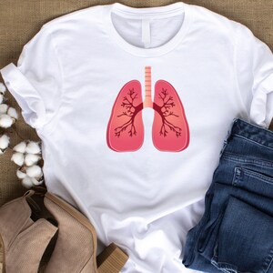 Floral Lungs SVG Bundle: Human Lung Clipart, Cricut Cut Files (digital ...