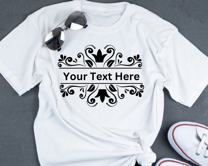 Ornate Floral Borders SVG Bundle: Swirl Line Dividers, Ornate Borders ...