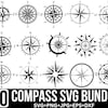 WIND ROSE Svg Wind ROSE Png Orientation Element Printable Clipart ...