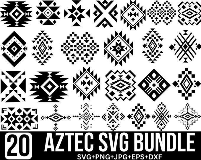 Aztec Svg Bundle, Aztec Bull Skull Svg, Cow Skull Svg, Aztec Pattern ...