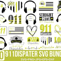 911 Dispatcher Svg Png | Police | Rescue | Emergency Dispatcher for ...