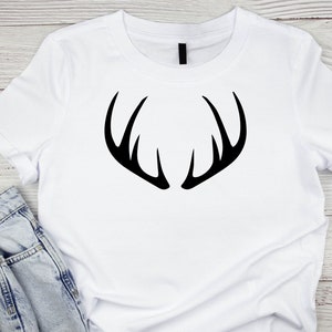 Deer Antler Skull Svg Bundle, Heart Boho Antler Svg, Deer Antlers ...