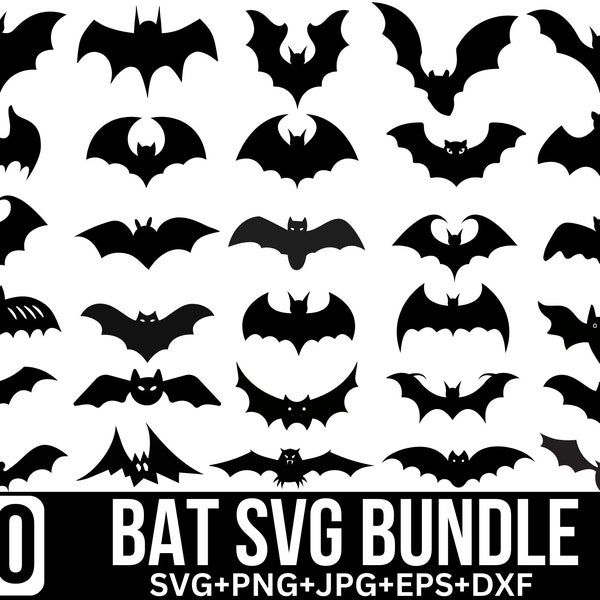 Bat Svg - Etsy