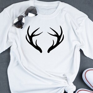 Deer Antler Skull Svg Bundle, Heart Boho Antler Svg, Deer Antlers ...