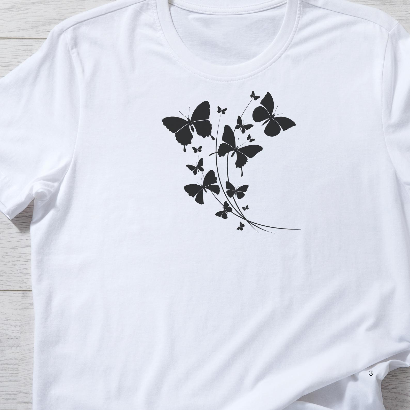 Flying Butterflies SVG Bundle, Butterfly Svg, Layered Cut Files ...