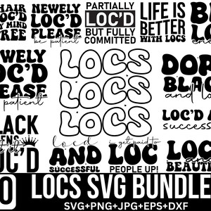 Locs Svg Bundle, Locs and Energy Svg, Black Girl Svg, Locs Svg, Loc ...