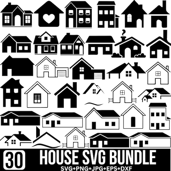 House Svg - Etsy