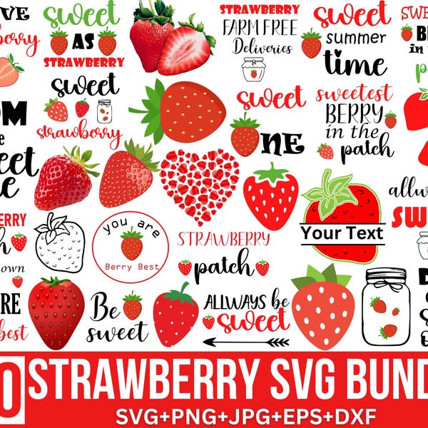 Strawberry Shortcake Svg Cricut - Etsy
