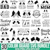Color Guard Editable Logo File - Etsy