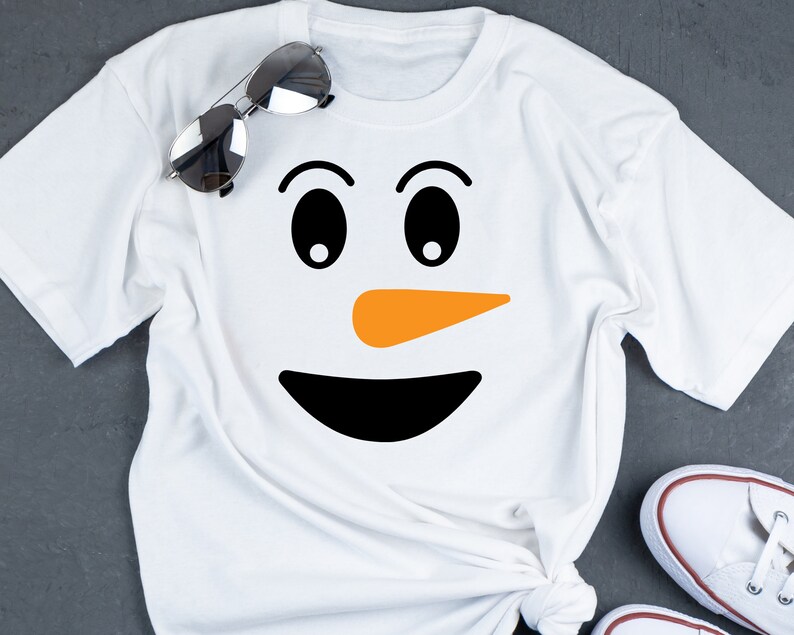 Snowman Face Svg Bundle, Cute Snowman Svg, Winter Svg, Christmas ...