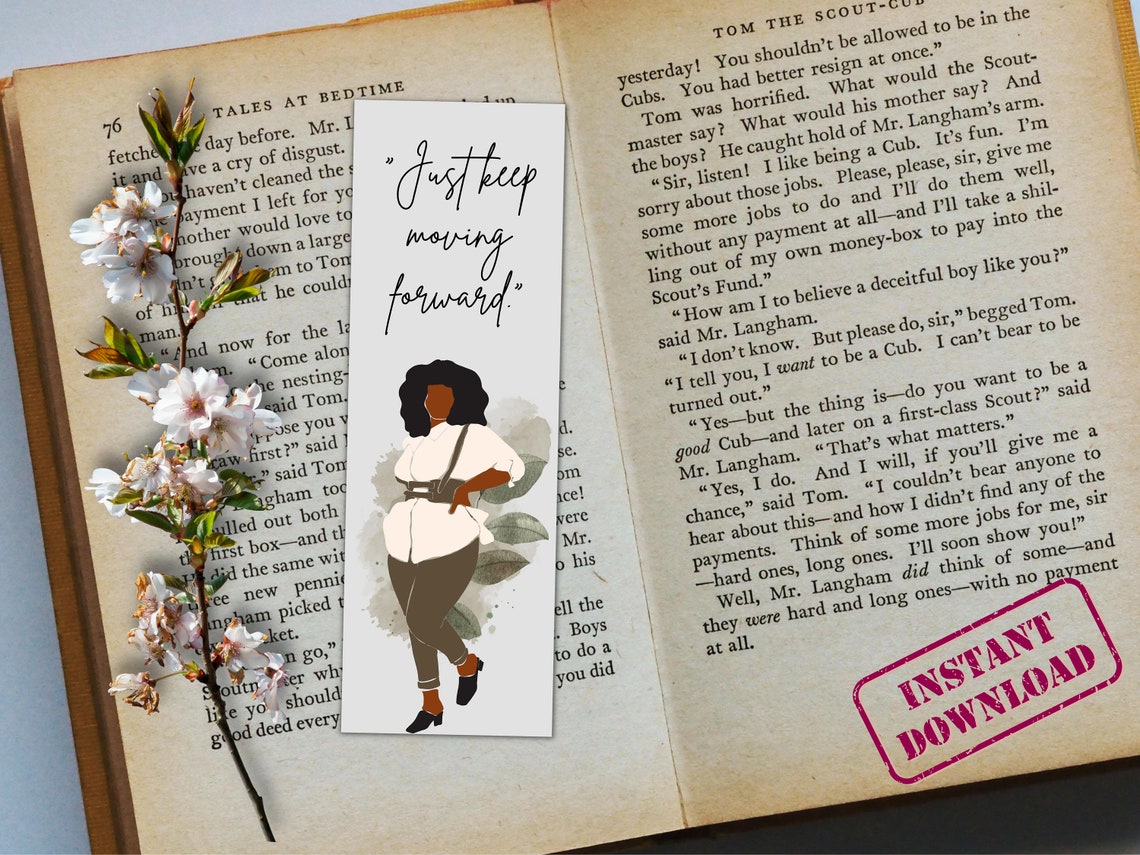 Printable Black Women Bookmark Set. Gift for Her. Set of 5 - Etsy