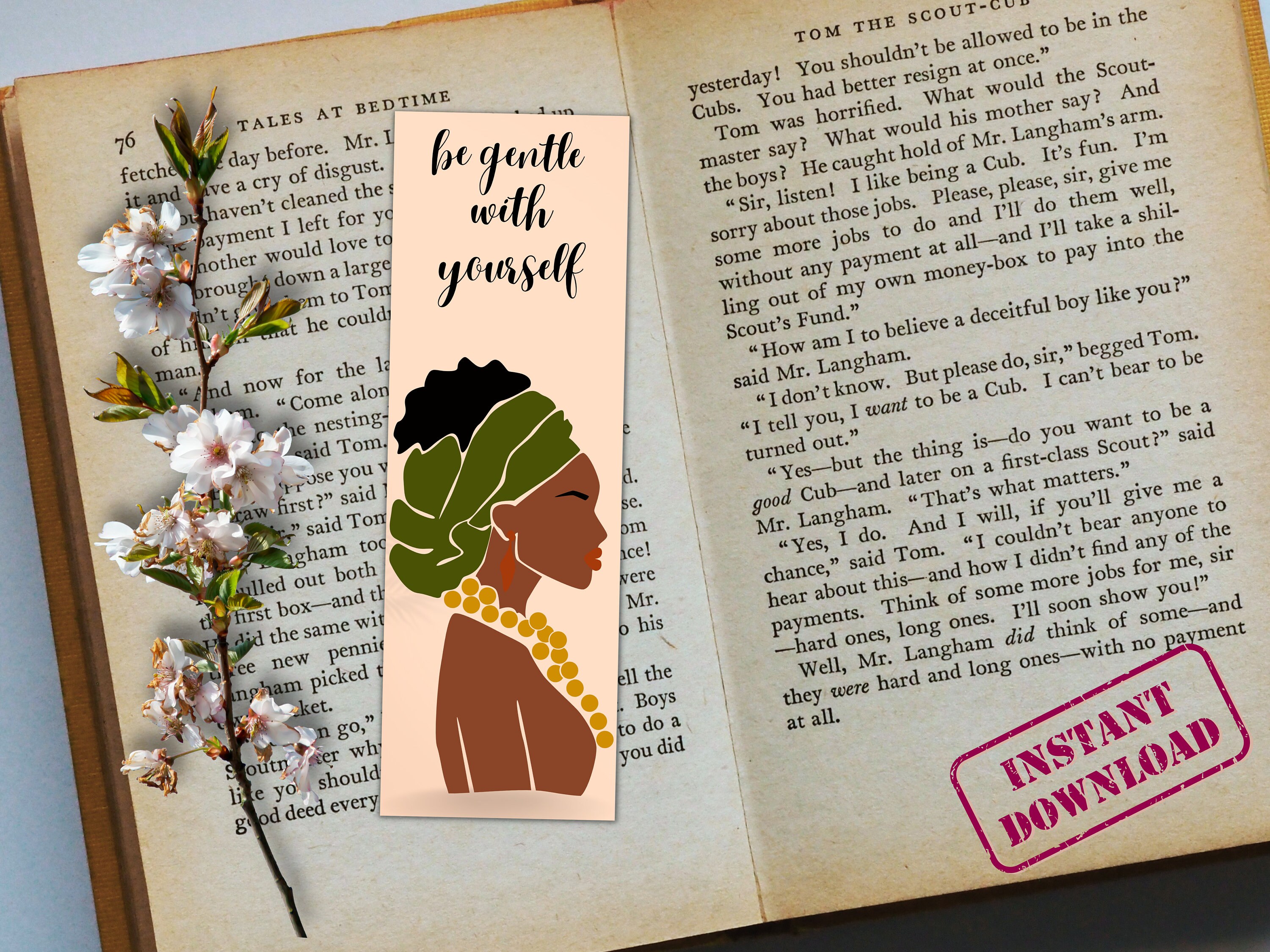 Printable Black/brown Bookmark Set I Set of 5 Bookmarks - Etsy