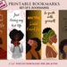 Printable Black/brown Bookmark Set I Set of 5 Bookmarks - Etsy
