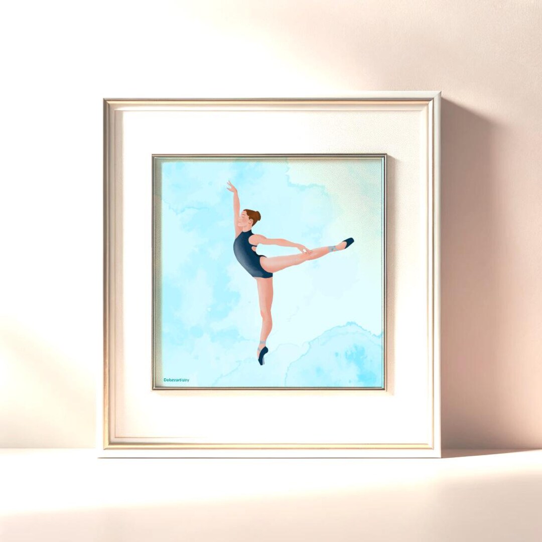 Ballet Dancer Poster, Ballerina Wall Art, Gift for Dancer, Ballet Decor ...