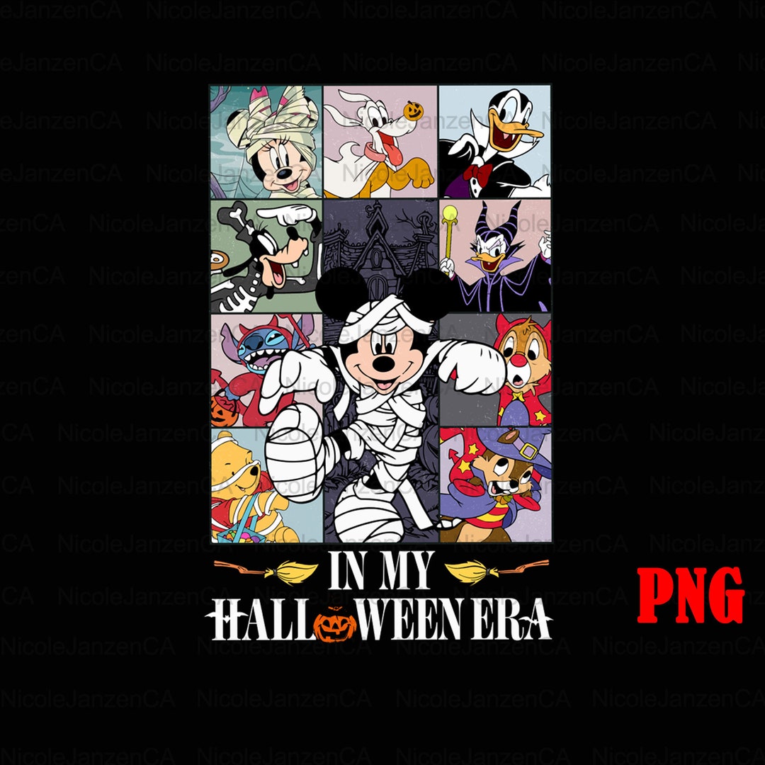 In My Halloween Era PNG, Mouse and Friends Png, Halloween Png, Spooky ...