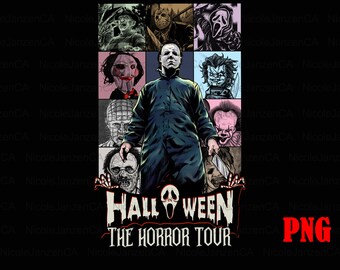Halloween the Horror Tour Png, Halloween Horror Movie Characters Png ...
