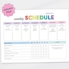 Daily Checklist, Editable Daily Routine, Responsibility Chart, Chore ...