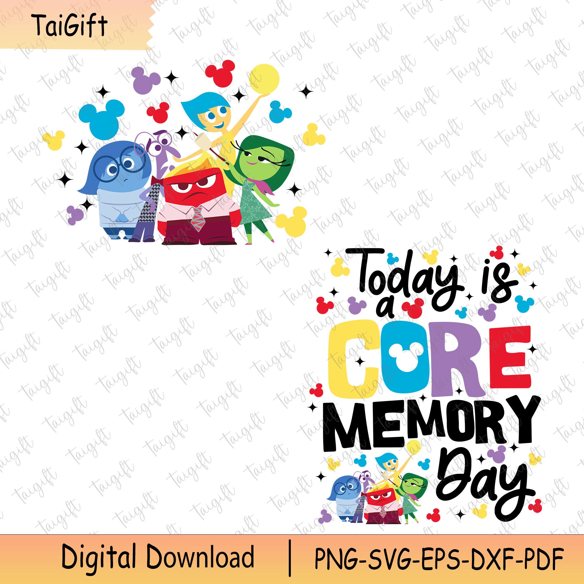 Today is a Core Memory Day Svg, Cartoon Emotions Friends, Mental Health ...