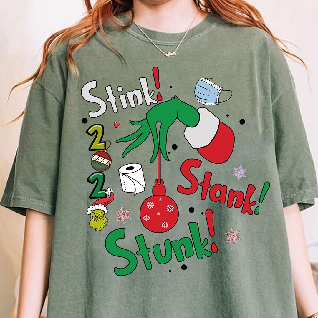 Stink Stank Stuck, Merry Grinchmas Png, Santa Claus Png, Merry ...