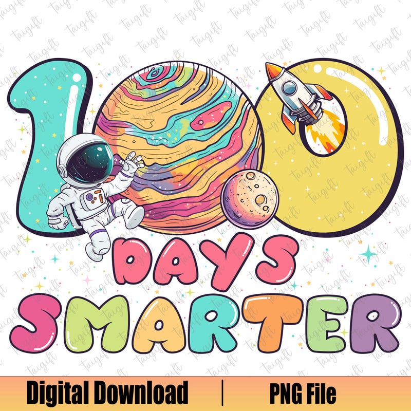 100 Days Smarter Svg - Etsy