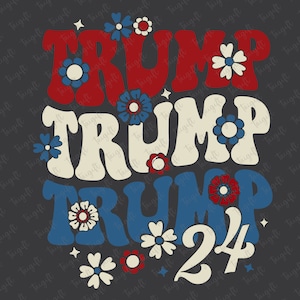 Retro Trump 2024 Png, President Trump Png, Trump Girl Png, Make ...