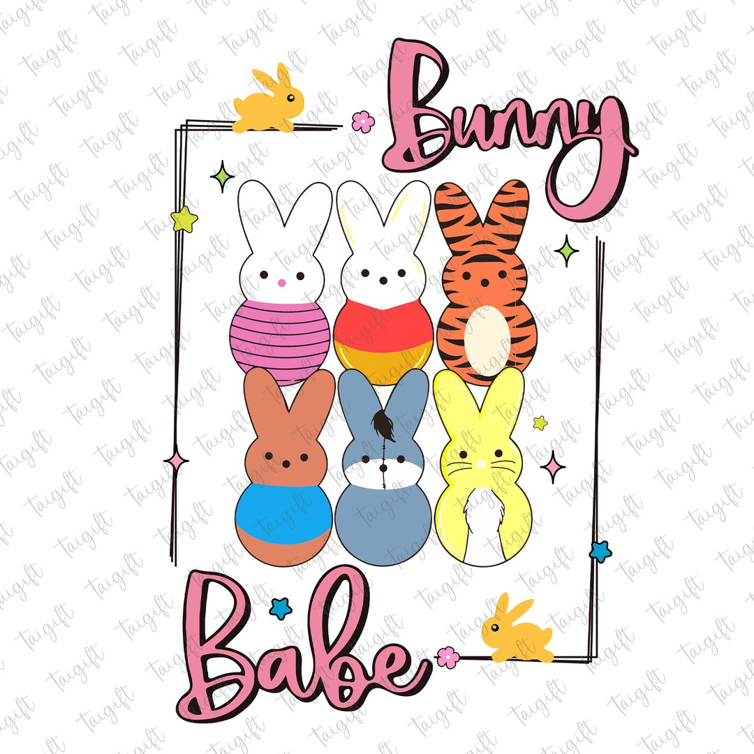 Happy Easter Png, Easter Bunny Babe Png, Retro Easter Vibes, Easter ...