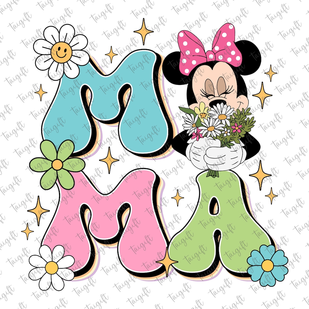 Mama Mouse Png, Mother's Day Png, Mouse and Friends, Retro Motherhood ...
